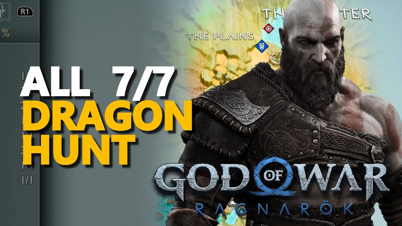 All Dragon Hunt God Of War Ragnarok - YouTube