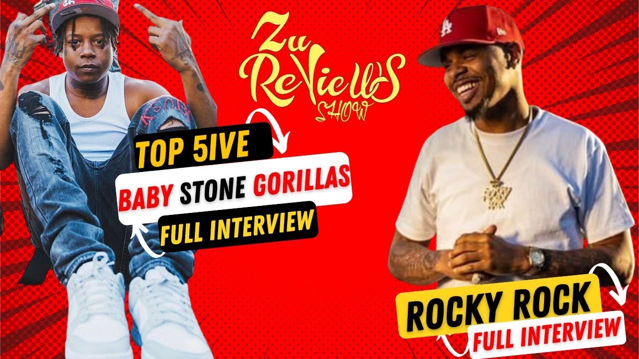 Baby Stone Gorillas own Top 5ive pulls up. Rocky Rock talks Sleepless ...