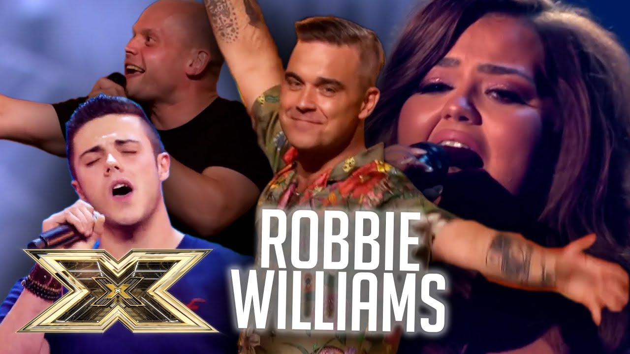 Robbie Williams 'Angels' SUPERCUT! | The X Factor UK - YouTube