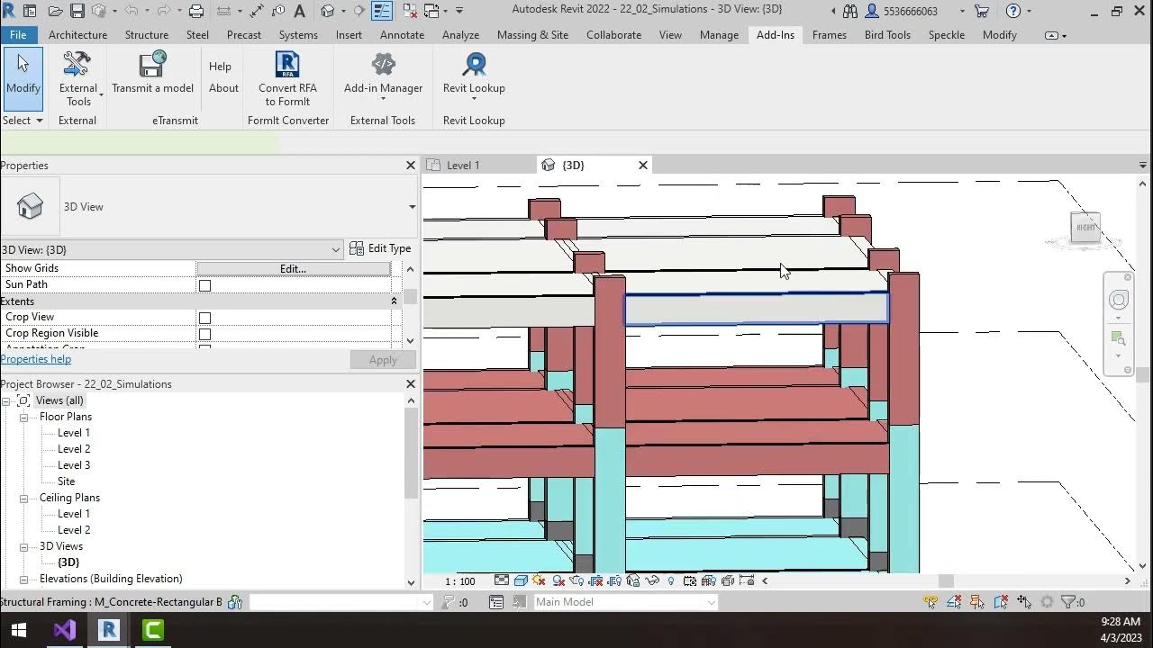 4d Simulations with Revit API and C# Addins - YouTube