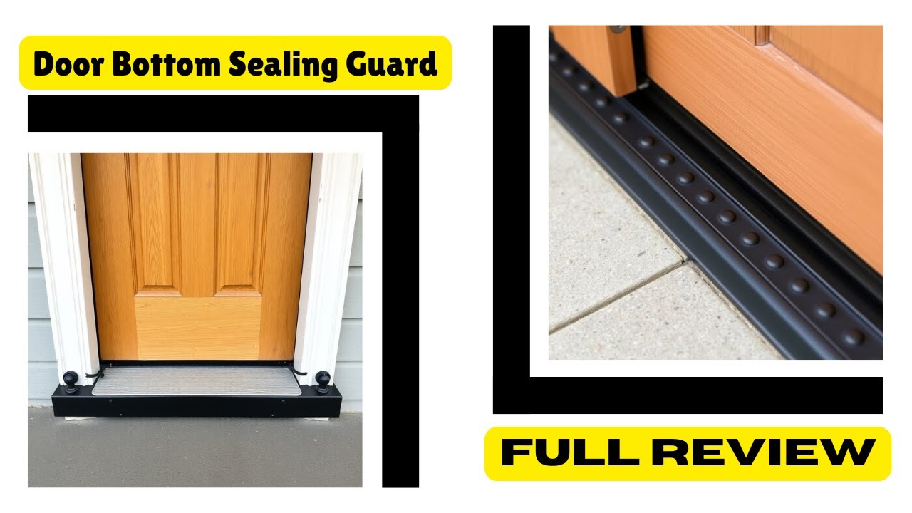 Door Bottom Sealing Guard Strip/Bump | Full review and Demo - YouTube