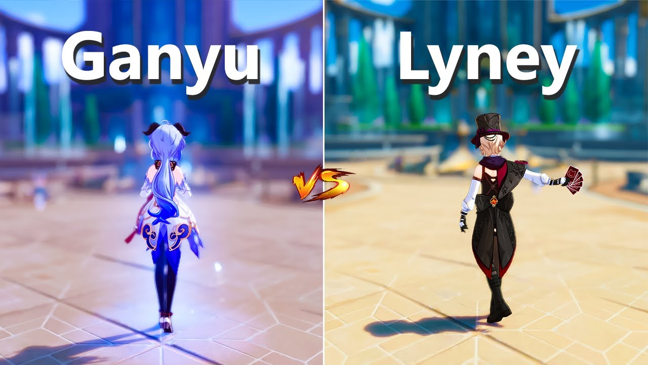 Lyney vs Ganyu !! Who is the Best DPS? gameplay comparison [ Genshin ...