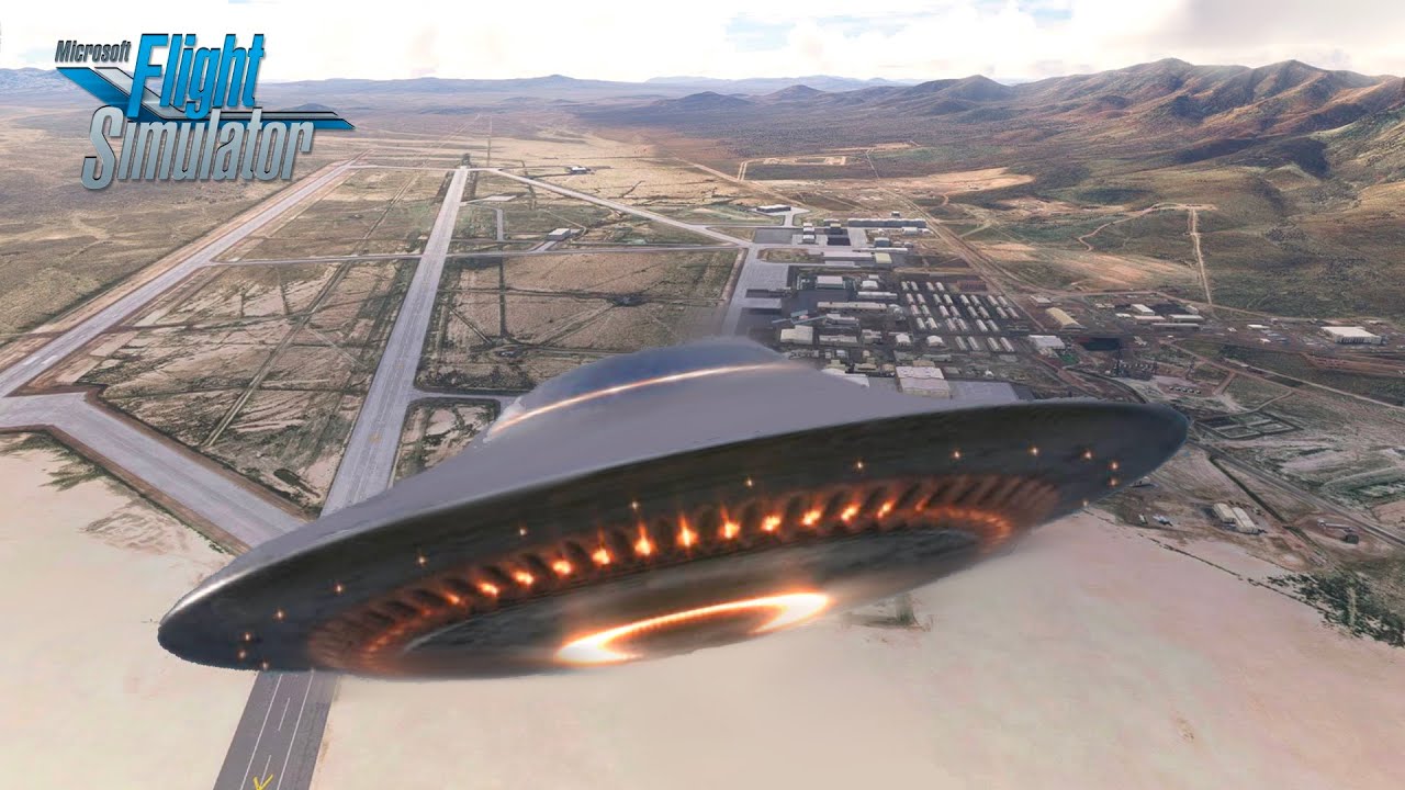 MS Flight Sim Sightseeing | Area 51 Groom Lake Nevada – USA | 4K 60 ...