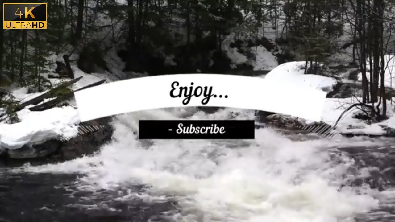 Relaxing Sounds Of Rapids And Thunder Storms, Sleep Music, Waterfalls ...