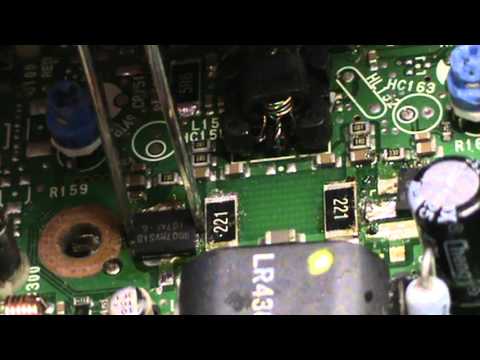 Icom IC-703 Final replacement part 3 - YouTube
