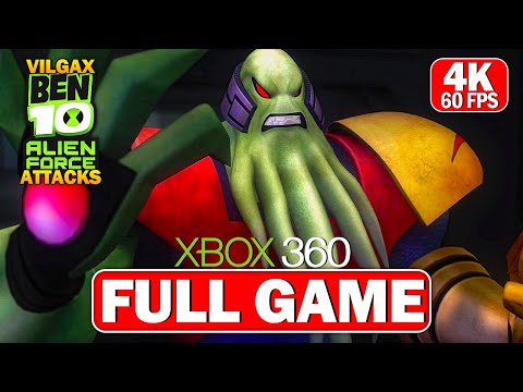 Ben 10 Alien Force: Vilgax Attacks Gameplay Walkthrough FULL GAME (4K 60FPS)