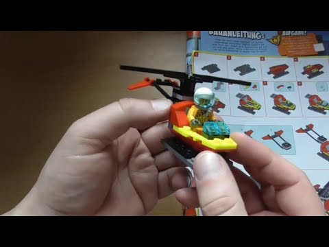 Die Feuerwehr geht fliegen im Lego City Magazin 49
