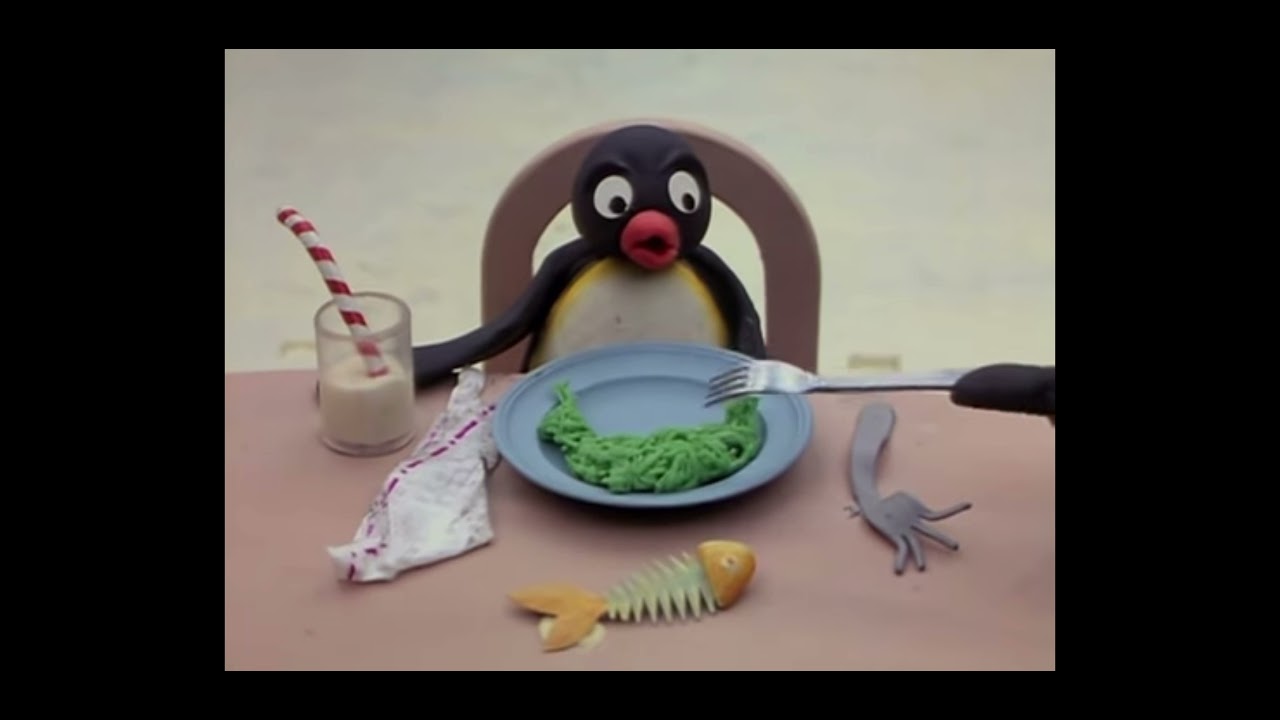 Pingu throws up over supper | Pingu (2002) - YouTube