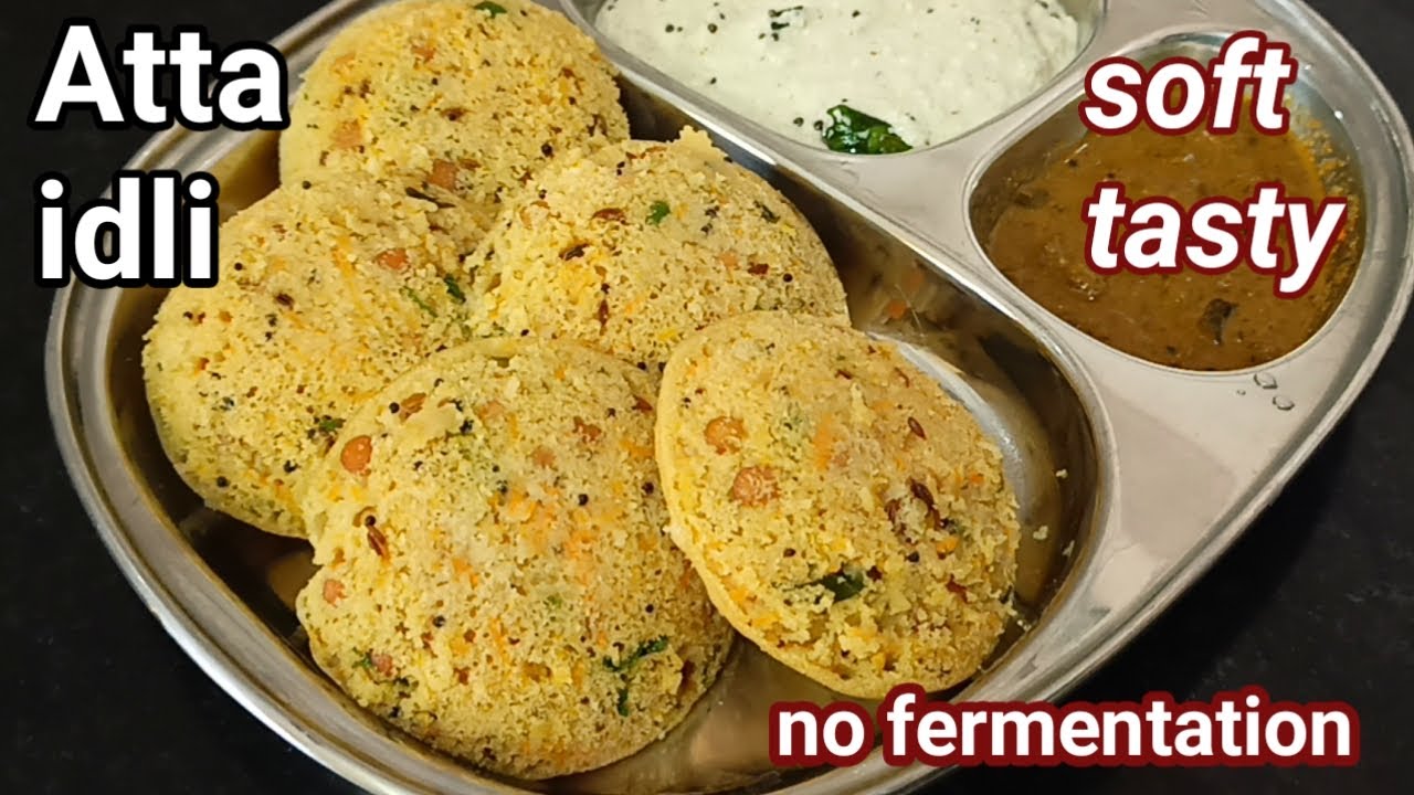 Wheat flour idli recipe/Wheat idli recipe for diabetes/Instant wheat ...