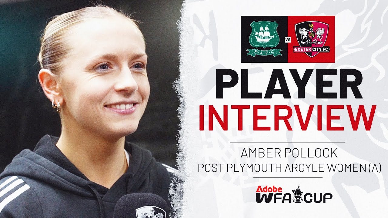 💬 Amber Pollock post Plymouth Argyle Women (A) | Exeter City Football ...