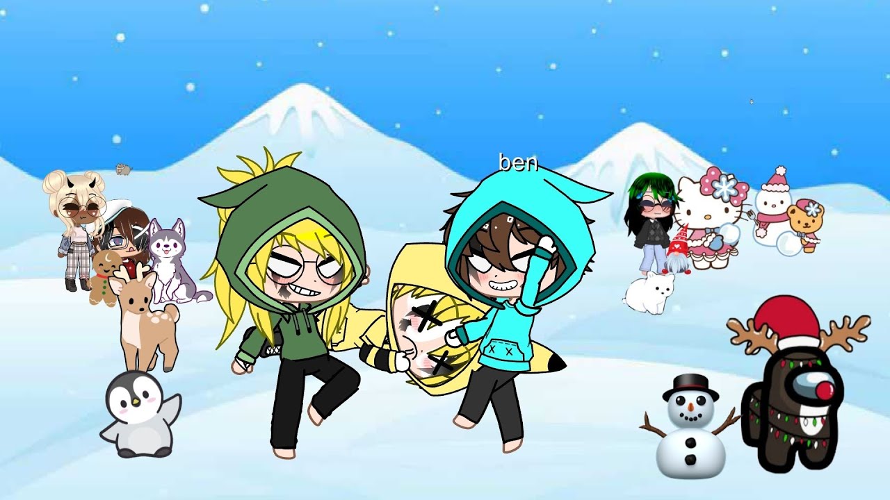 snow day gacha life original - YouTube