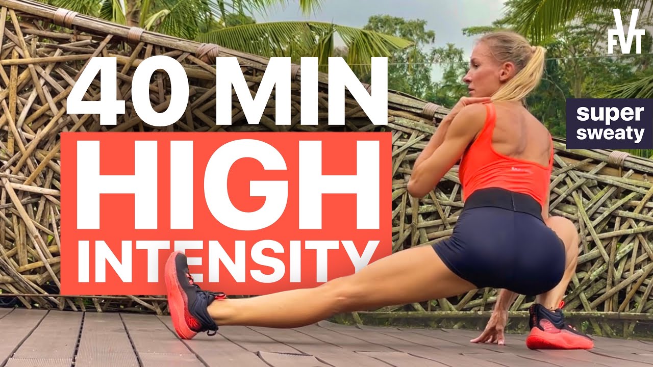 40 MIN INTENSE Full Body HIIT Workout For Fat Burn - No Equipment - YouTube
