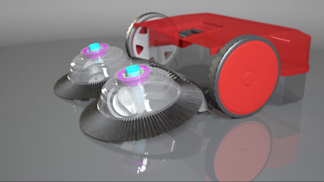 Haaga hand-held sweepers with the unique sweeping system - YouTube