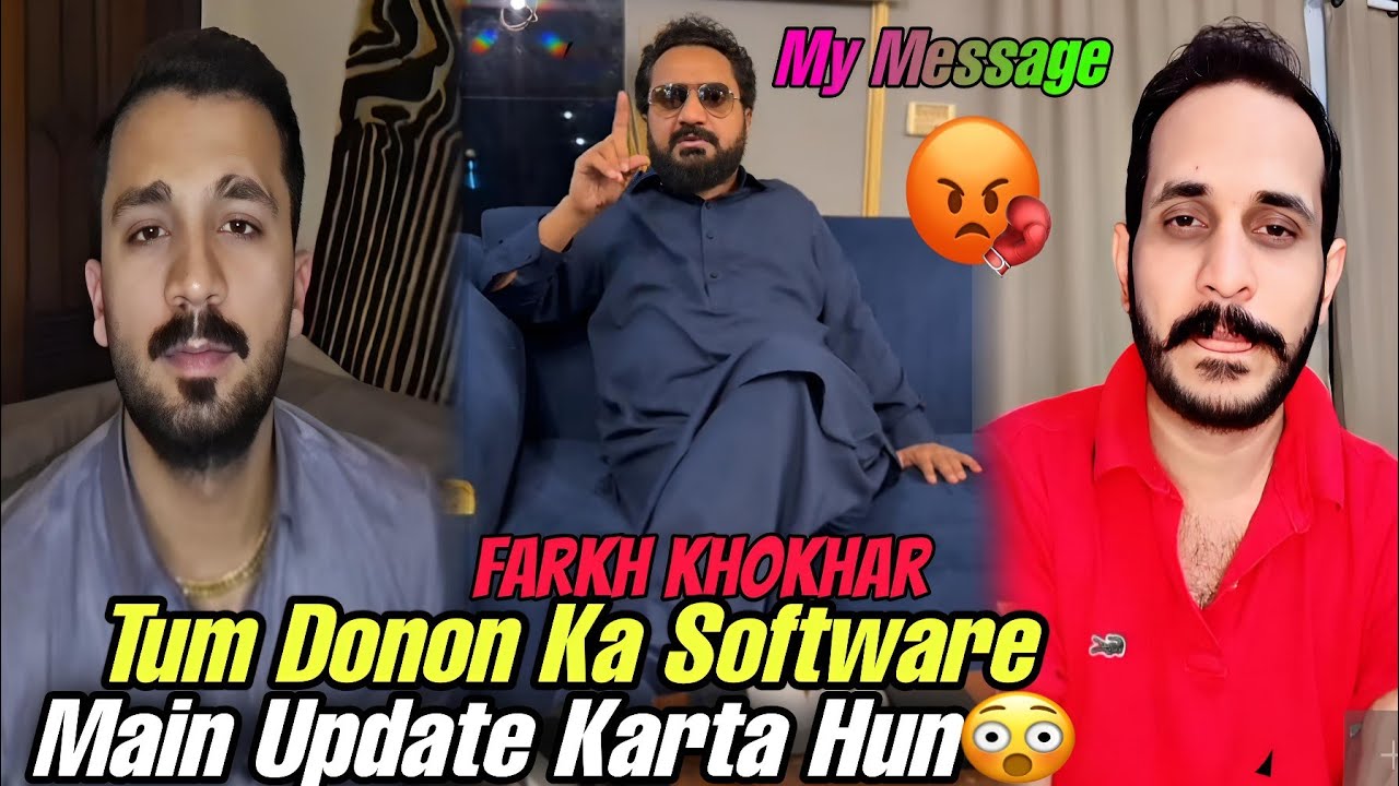 Farkh Khokhar’s Crucial Message for Rajab Butt and Shahzad Bhatti ...
