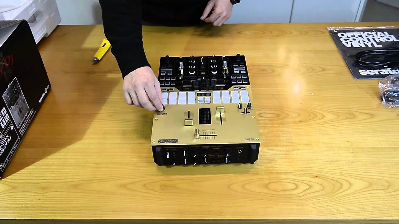 Pioneer DJ DJM-S9-N ( DJM-S9 ) Unboxing - YouTube