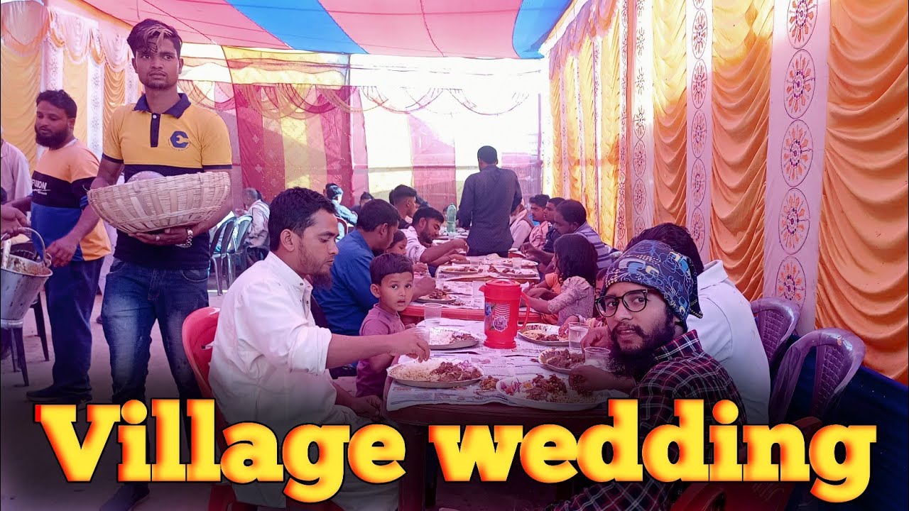 Village wedding party /village shadi //Beautiful wedding party /Dainiya ...