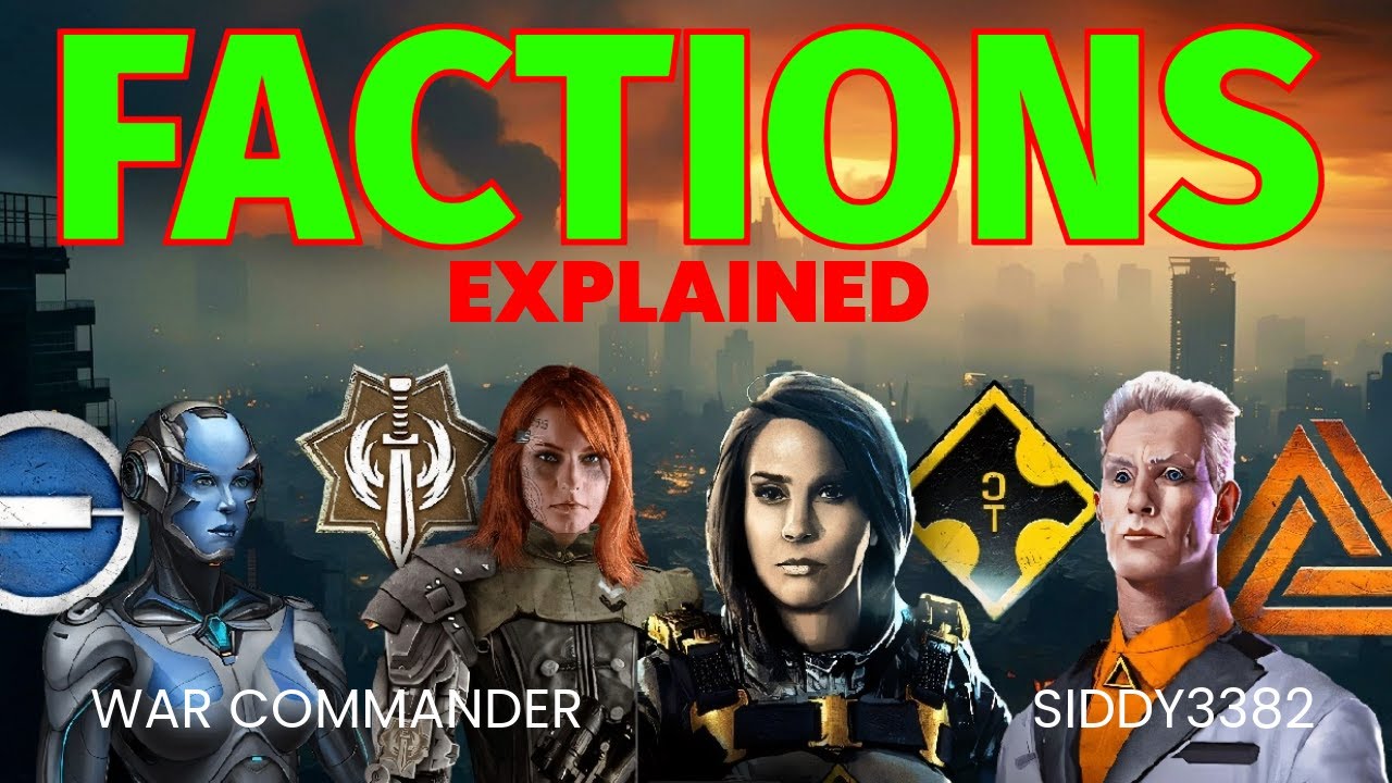 War Commander: Command Center Factions Explained. - YouTube