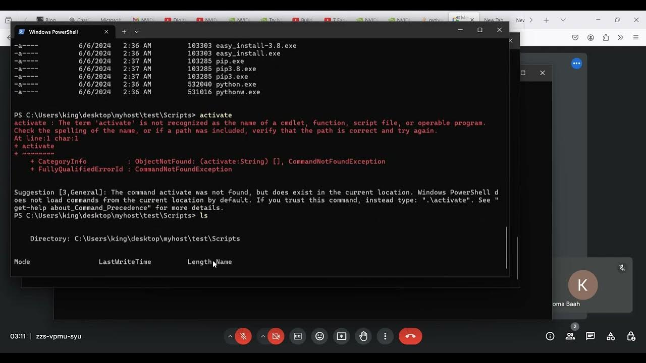Powershell Issue Youtube