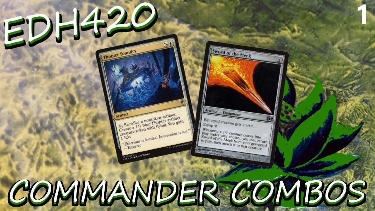 Commander Combos Ep.1 Thopter Foundry & Sword of the Meek - YouTube