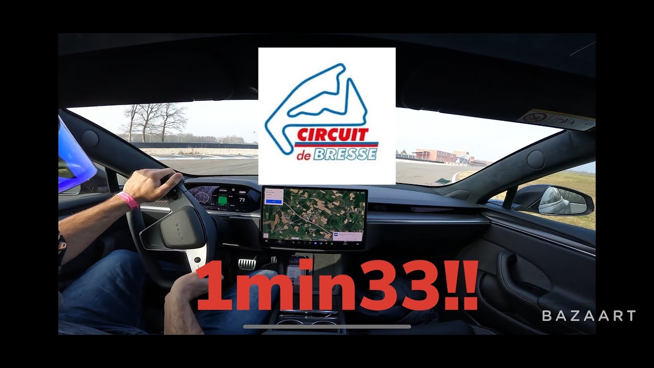 S PLAID ON TRACK + TESLA CARBON CERAMIC BRAKES = LAP RECORD !!! - YouTube