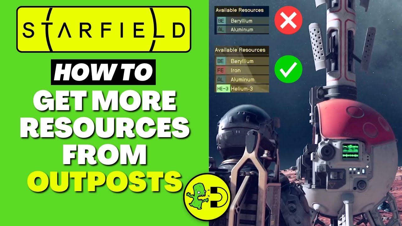 Starfield How to Get More Resources From Outposts - YouTube