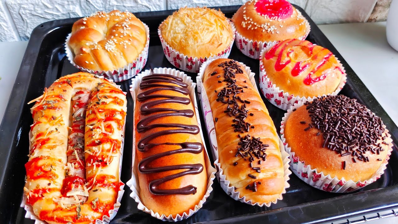 Satu adonan jadi macam-macam jenis roti - Orderanku selalu menumpuk ...