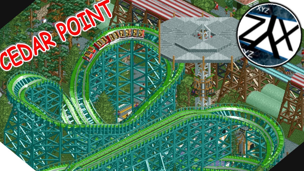 Ridiculistic Cedar Point #1 (RollerCoaster Tycoon 2 Parody) ft. Valravn ...