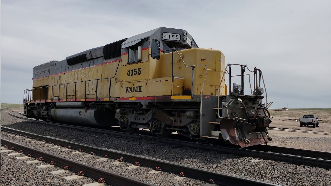 Locomotives in 4K - ex UP SD40T-2 - Swan Ranch Rail Road - Cheyenne ...