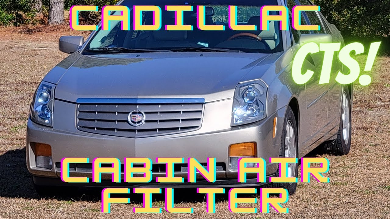 Cadillac CTS Cabin Air Filter - YouTube
