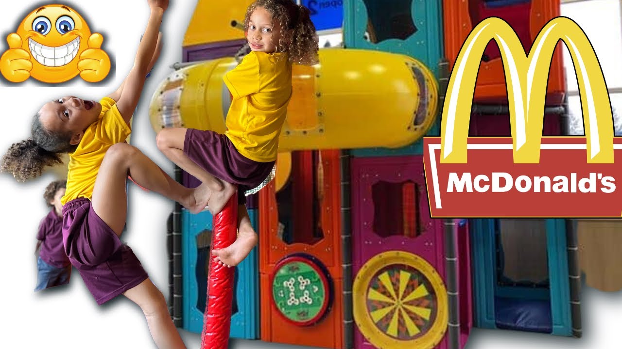 McDonald’s Obstacle Course/ Climbing Gym for kids. We Burnt Those ...