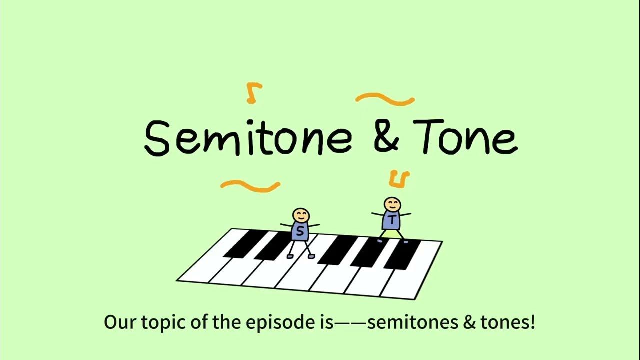 What is Semitone & Tone? - 2 mins music theory - YouTube