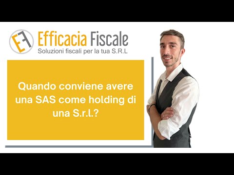 𝐐𝐮𝐚𝐧𝐝𝐨 𝐜𝐨𝐧𝐯𝐢𝐞𝐧𝐞 𝐚𝐯𝐞𝐫𝐞 𝐮𝐧𝐚 𝐒𝐀𝐒 𝐜𝐨𝐦𝐞 𝐡𝐨𝐥𝐝𝐢𝐧𝐠 𝐝𝐢 𝐮𝐧𝐚 𝐒.𝐫.𝐥.?
