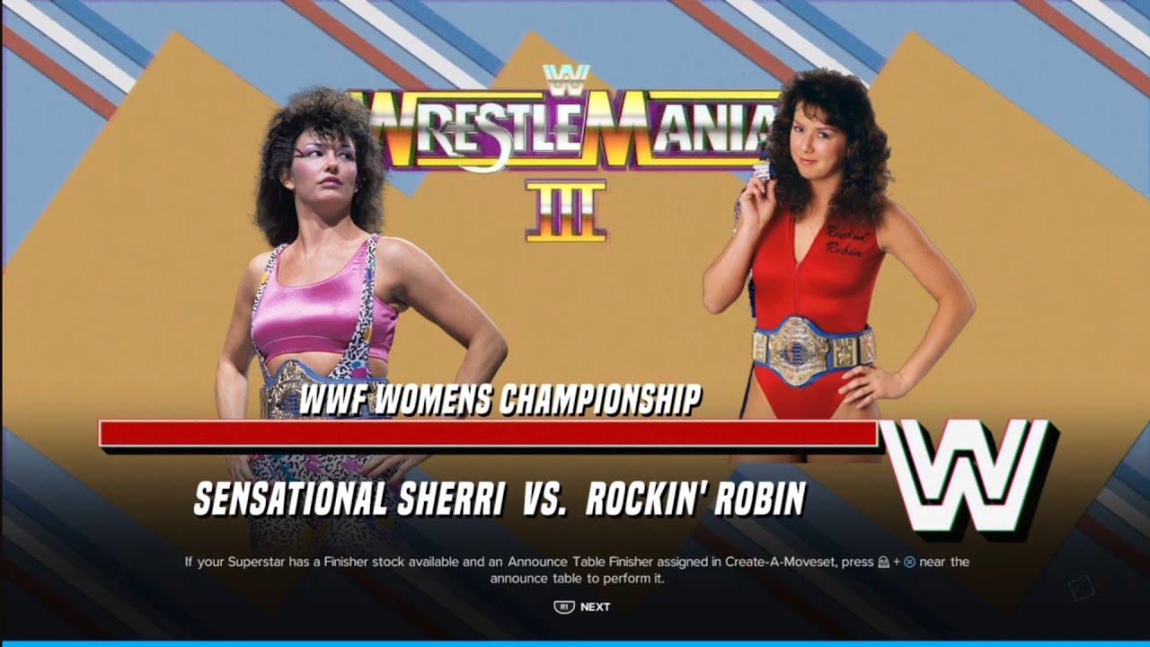 Sensational Sherri vs Rockin Robin. WWE 2K24 - YouTube