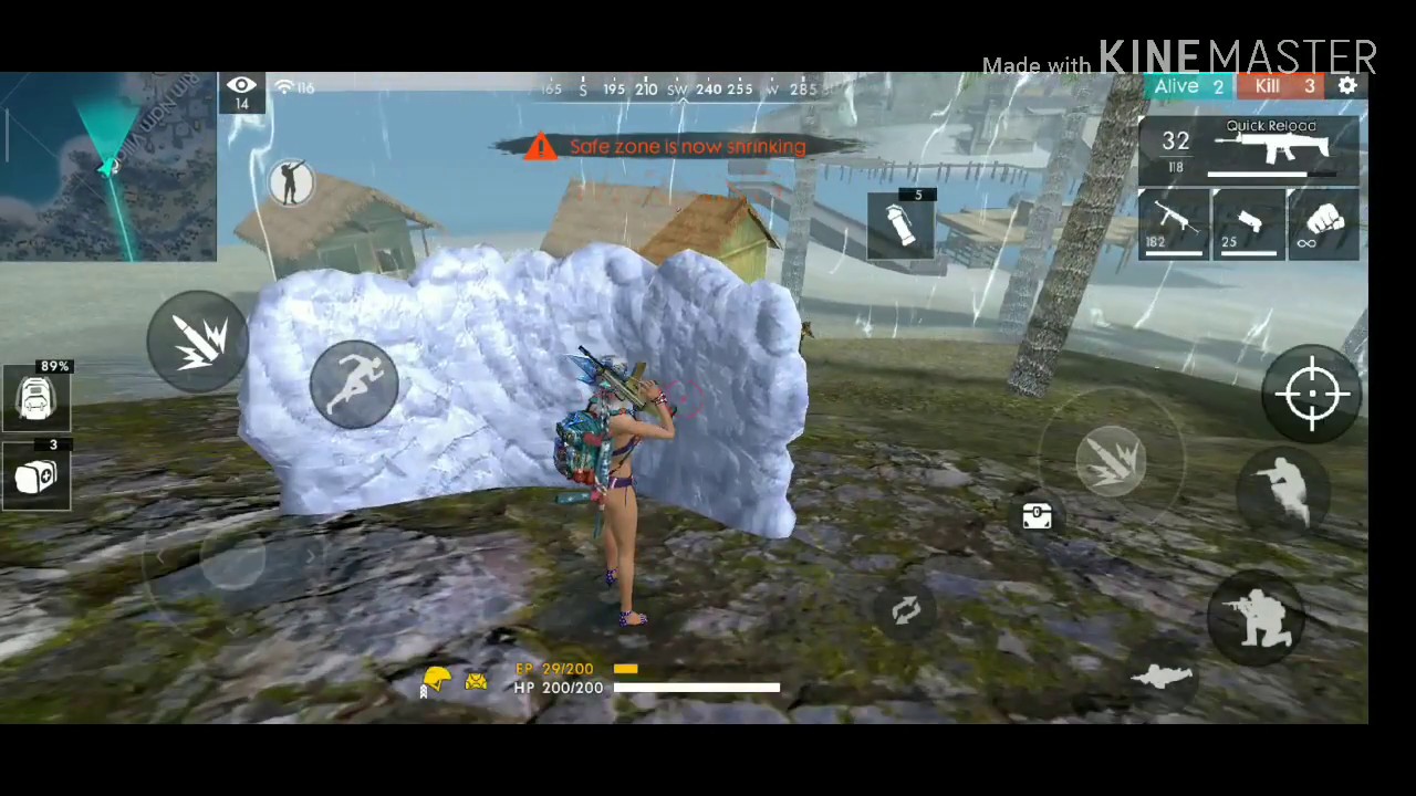 FF play game solo match 👻 - YouTube