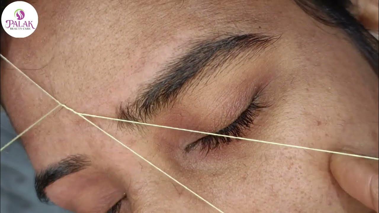 EYEBROW THREADING TUTORIAL! STEP-BY-STEP FOR BEGINNERS! # ...