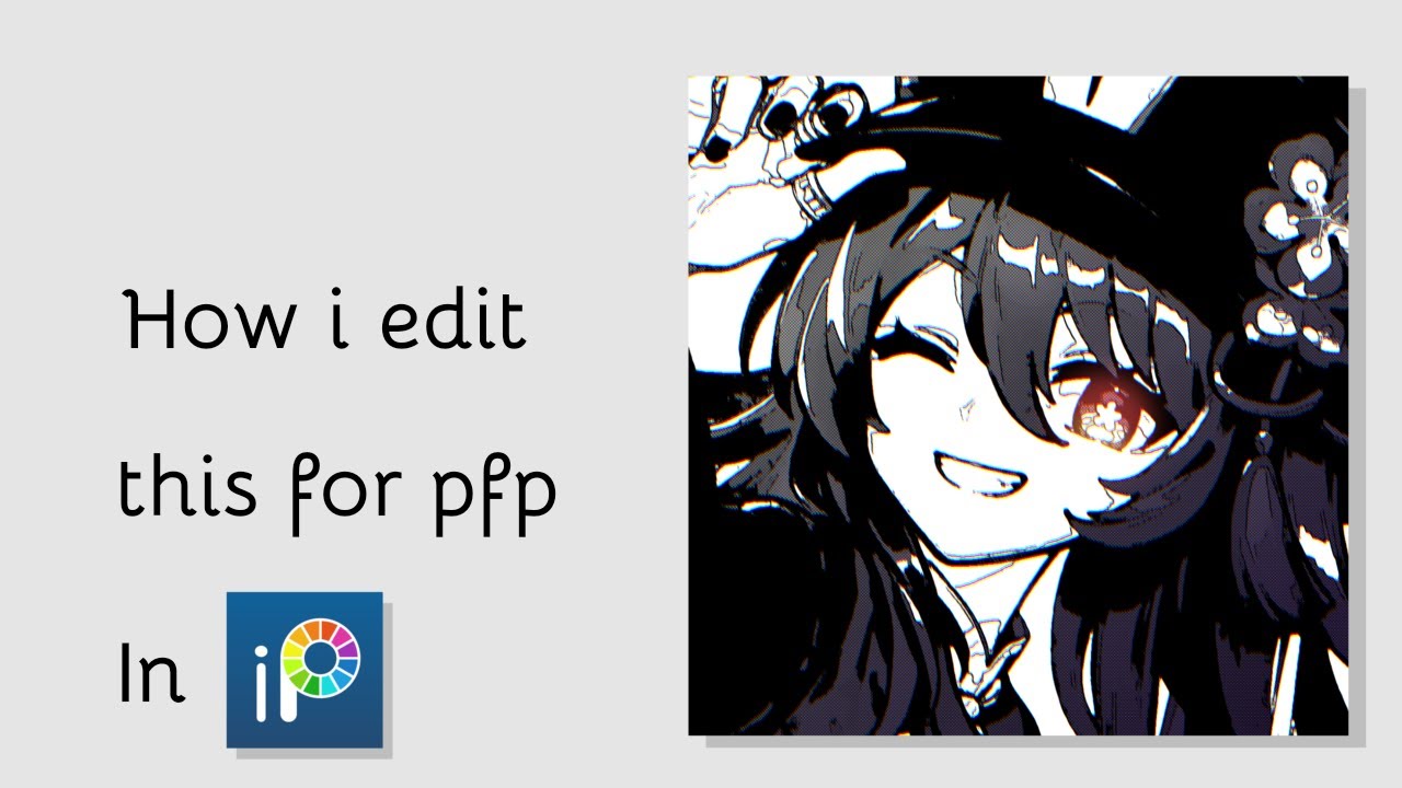 How i edit this for pfp in ibis Paint X • read description - YouTube