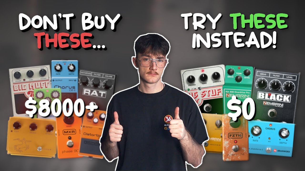 FREE VST Plugin Alternatives to Popular Guitar Pedals - YouTube