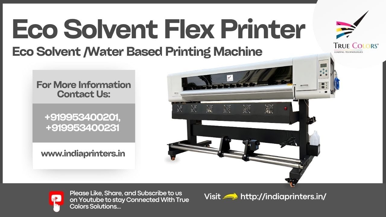 Eco Solvent Flex Printer...Eco Solvent Printing Machine # ...