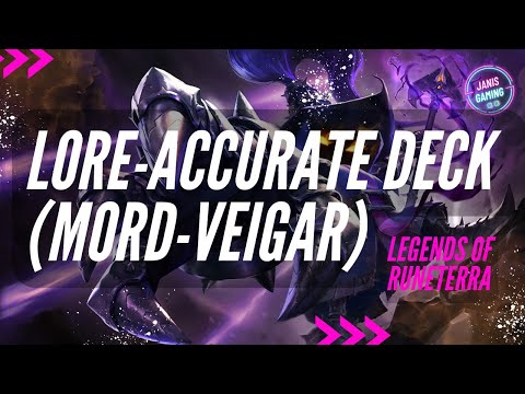 [LoR] Lore-accurate Mordekaiser-Veigar deck lol - YouTube