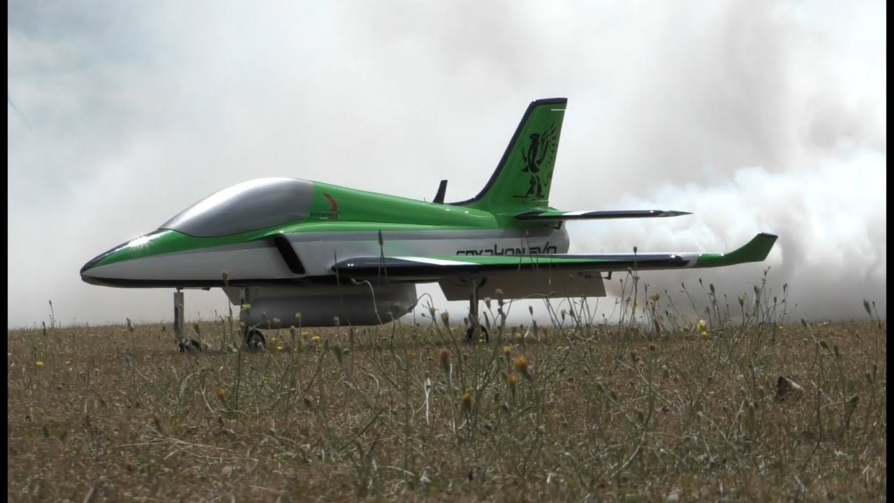 very fast Gryphon Evo turbine Jet - DMFV Scale Helimeeting 2018 - YouTube