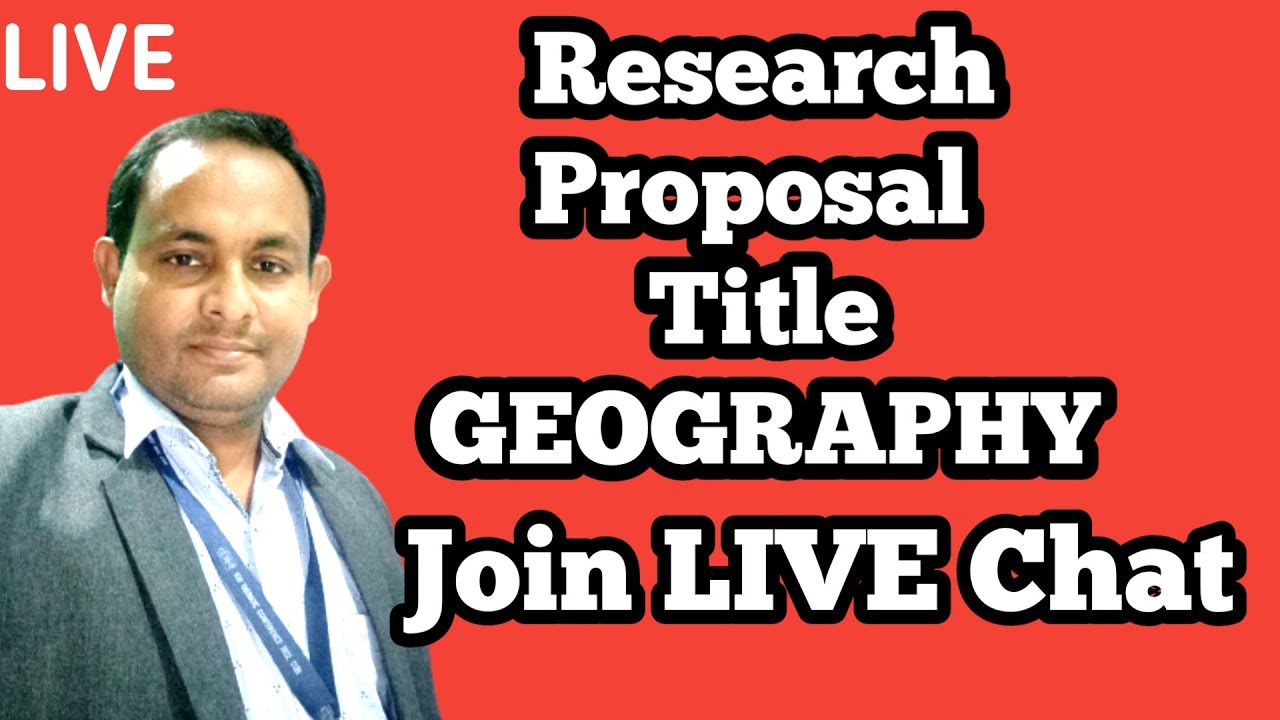 Phd Research Proposal geography | geography phd title - YouTube
