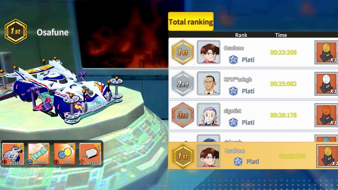 Tamiya Vanishing Gazer, Season 24 Qualifying Race, Server 6, Rank 1 ...
