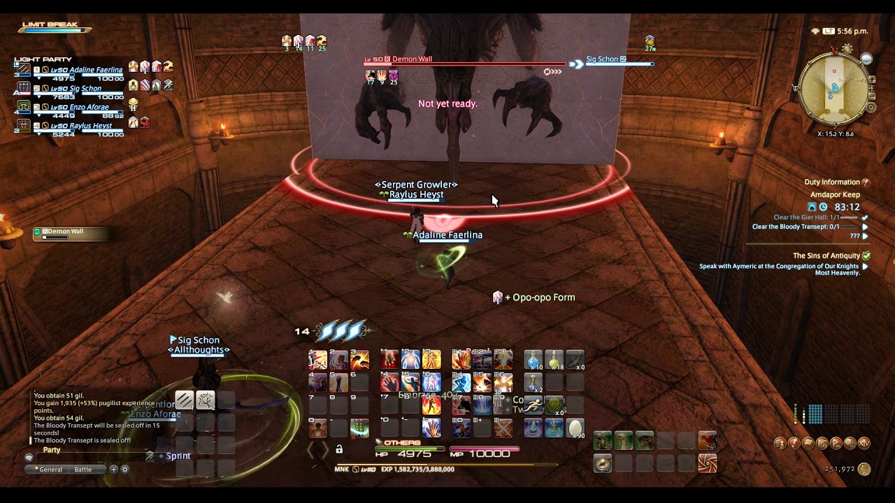 FFXIV: Dungeon - Amdapor Keep - YouTube