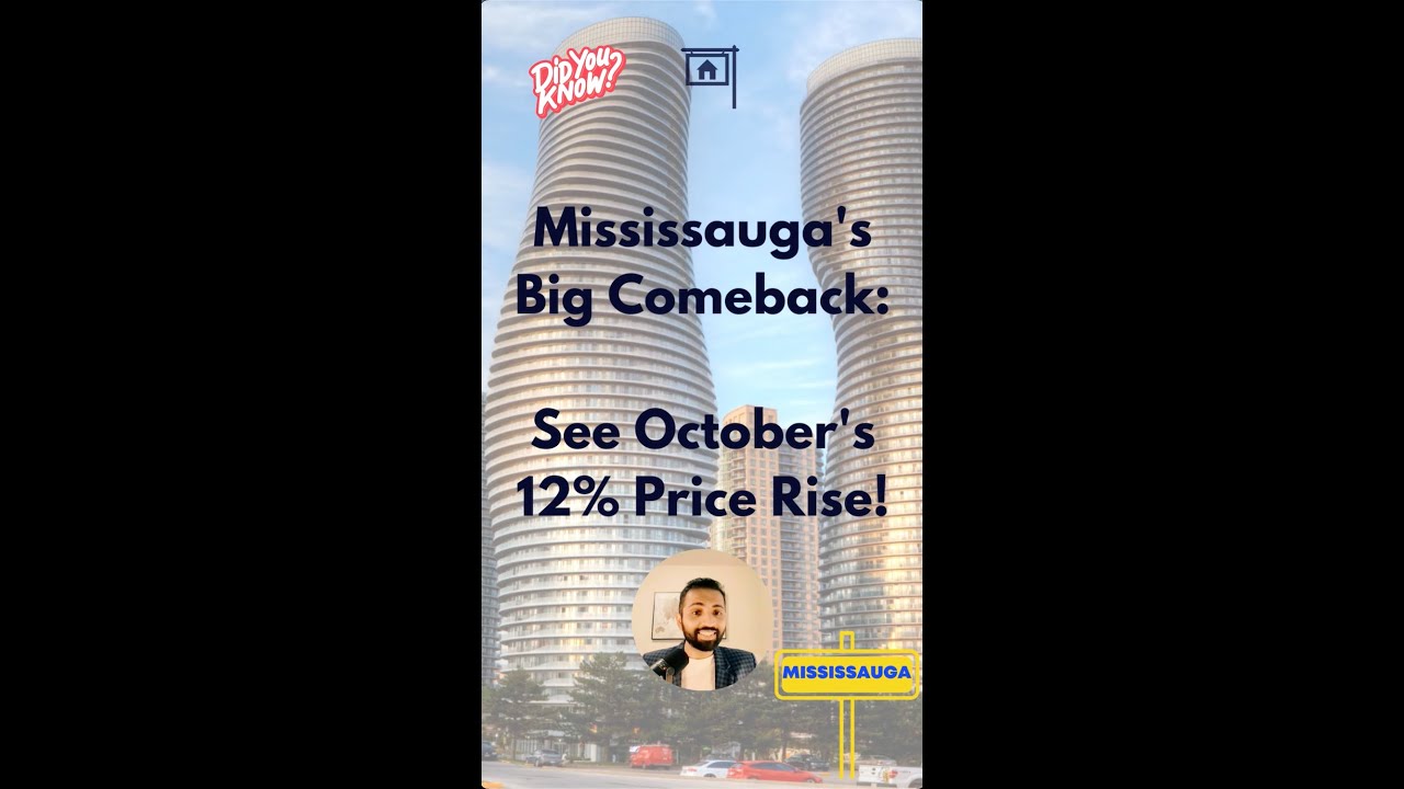 Mississauga's Big Comeback - See October's 12% Price Rise! - YouTube
