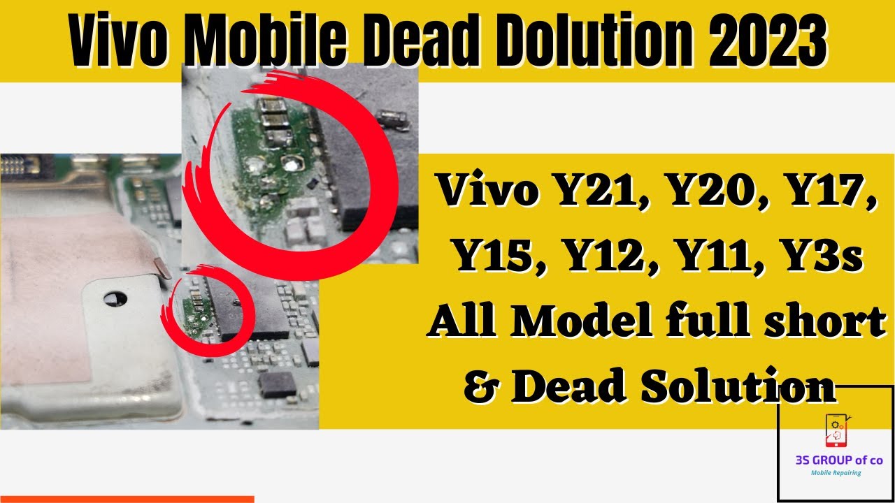 Vivo Y21, Y20, Y17, Y15, Y12, Y11, Y3s All Model full short & Dead ...