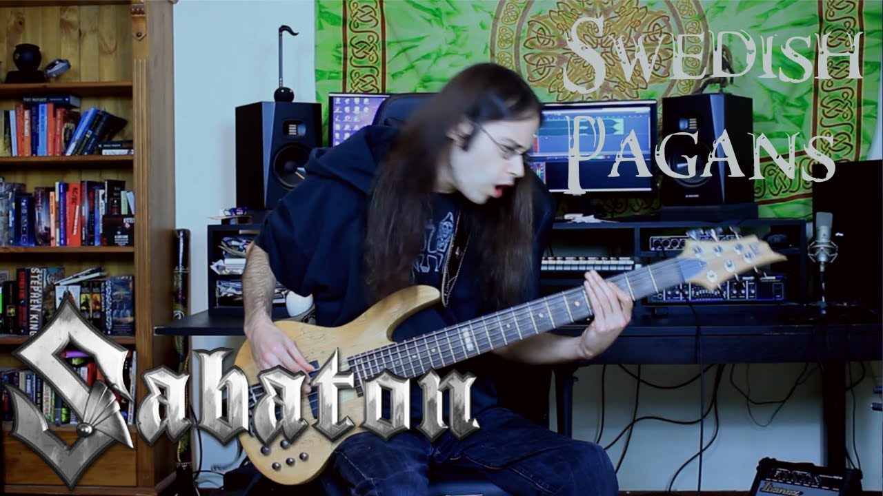 Sabaton - Swedish Pagans - Bass cover by Neil o' Neil - YouTube
