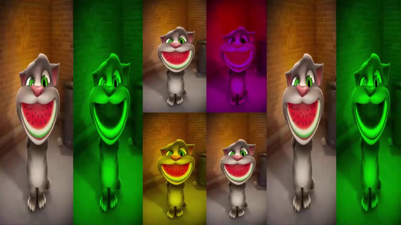 Talking Tom Cat Funny Fail Colors Movement -- Tom Video 36 - YouTube