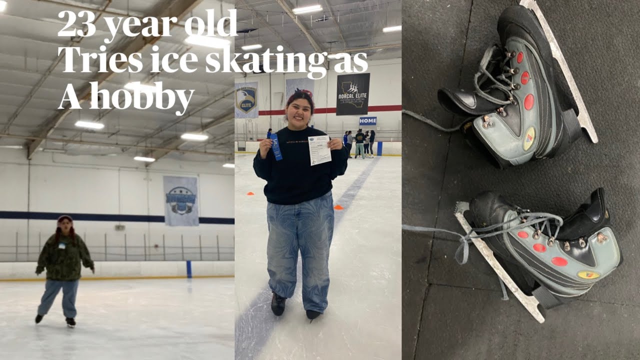 I Tried Ice Skating as a hobby for the First Time at 23… - YouTube