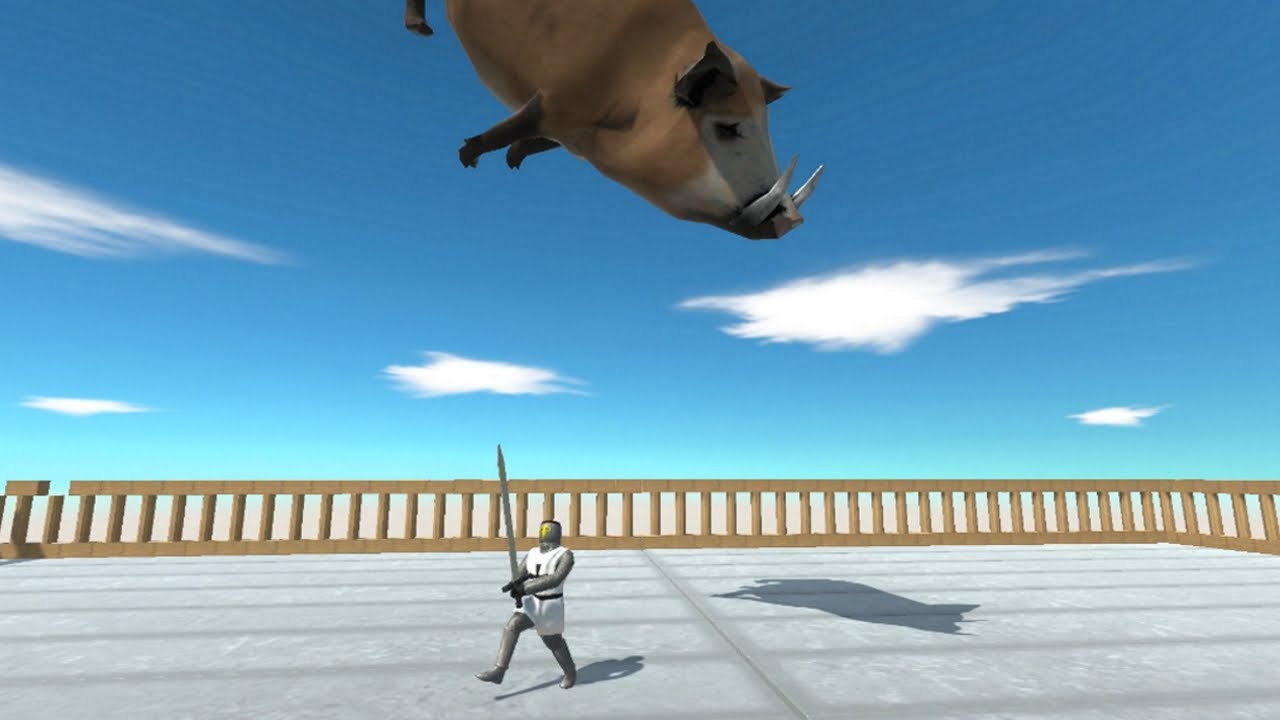 Titan Pig Attack vs ALL UNITS on Wobbly Building Animal Revolt Battle ...