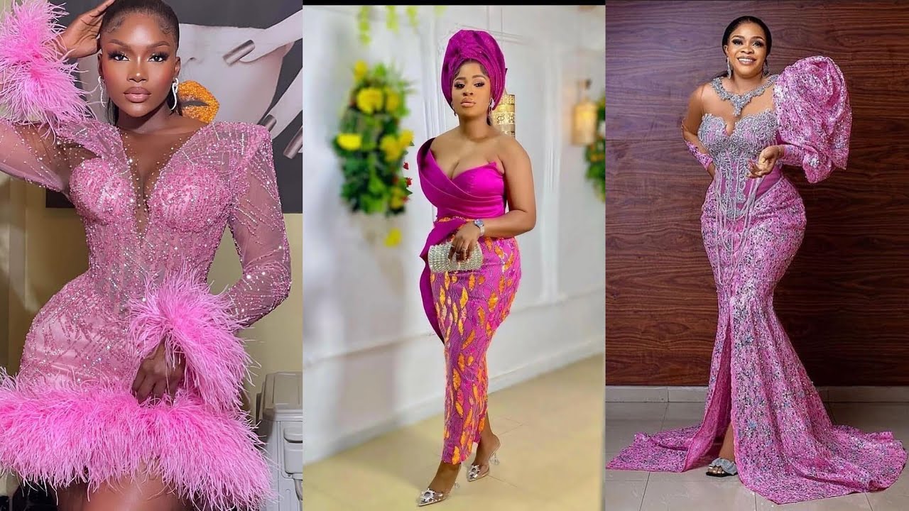 All Shades of Pink🌸💖|Trending Pink Styles|Pink Lace 2022 - YouTube